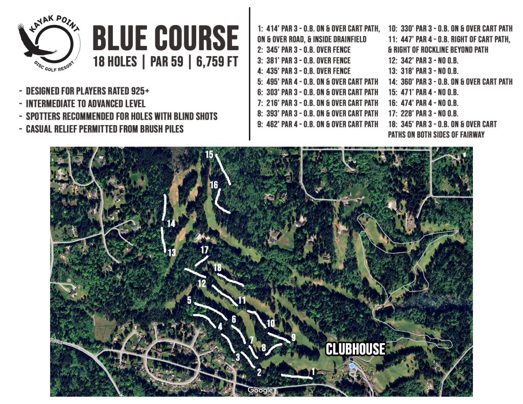 Kayak Point Blue Course – Disc Golf Resort
